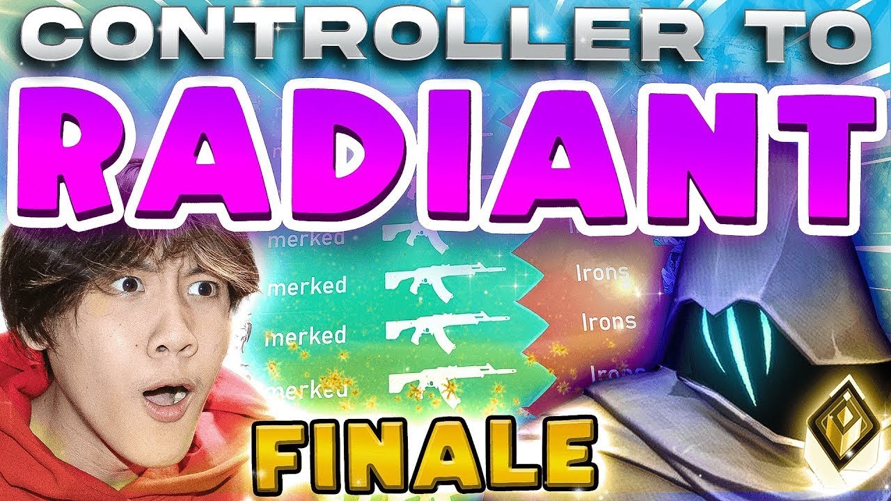 CONTROLLER TO RADIANT FINALE (VALORANT) - YouTube