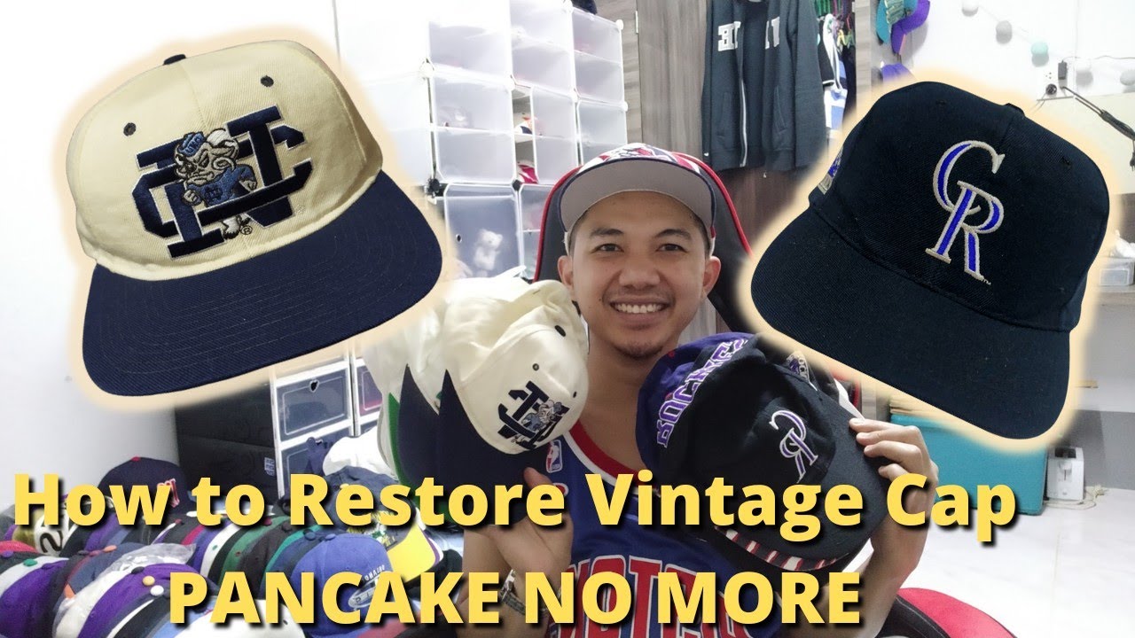 How to Restore Vintage Cap (Pancake No More) - YouTube