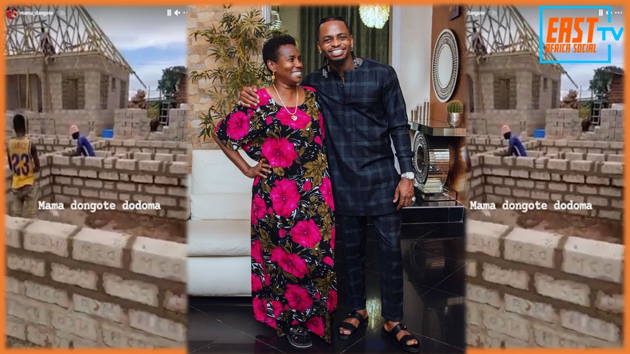 Diamond Platnumz Mother Shows Off Her New Home Under Construction ...