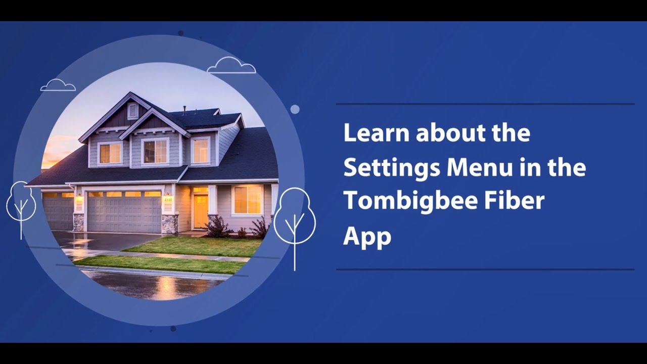 Tombigbee Fiber App - Settings Menu - YouTube