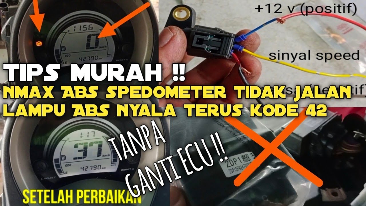 NMAX ABS KECEPATAN TIDAK JALAN,TANPA GANTI ECU&MODUL ABS ...