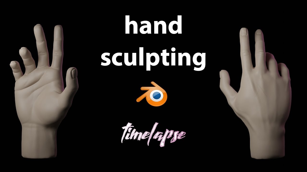 Hand sculpting timelapse | Blender - YouTube