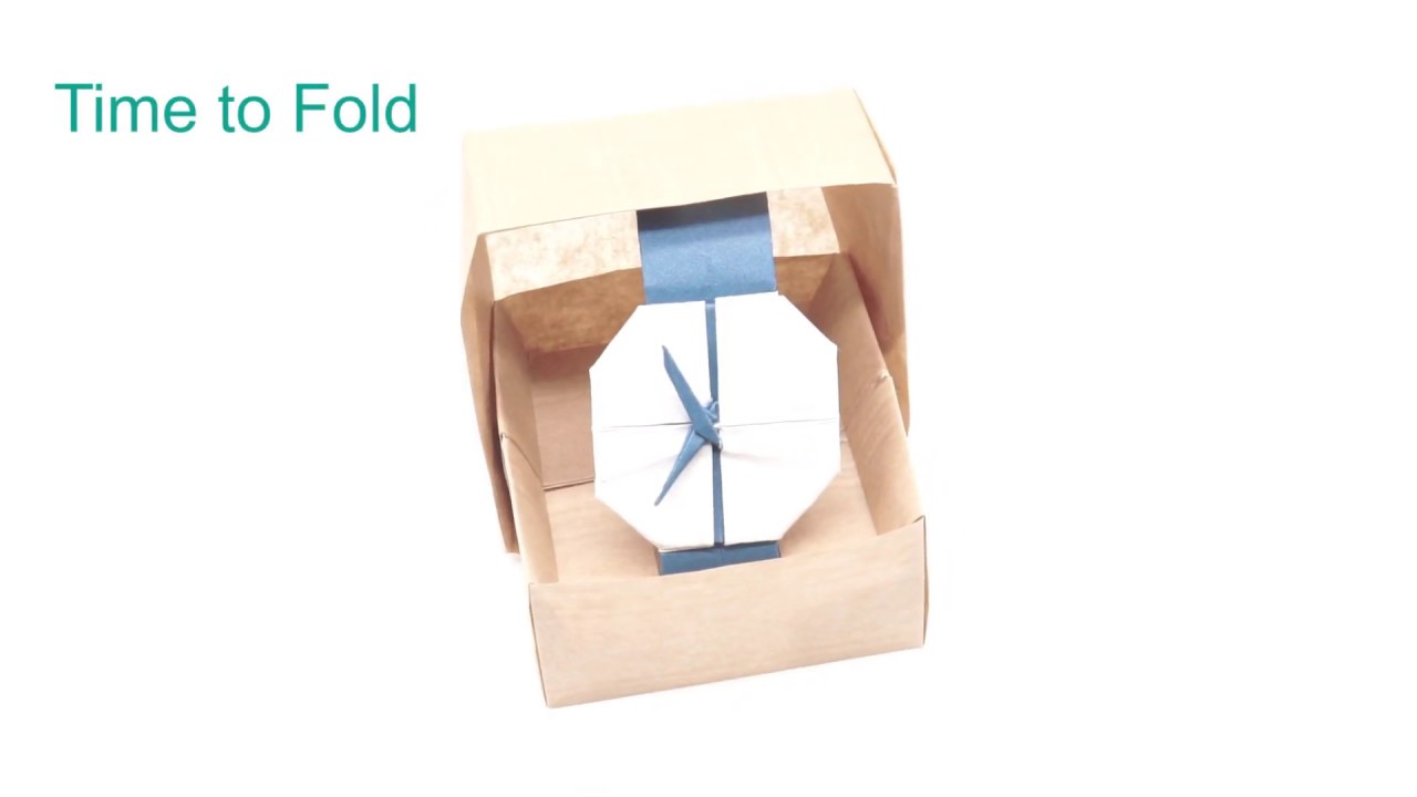 Time to Fold An Origami Watch - YouTube