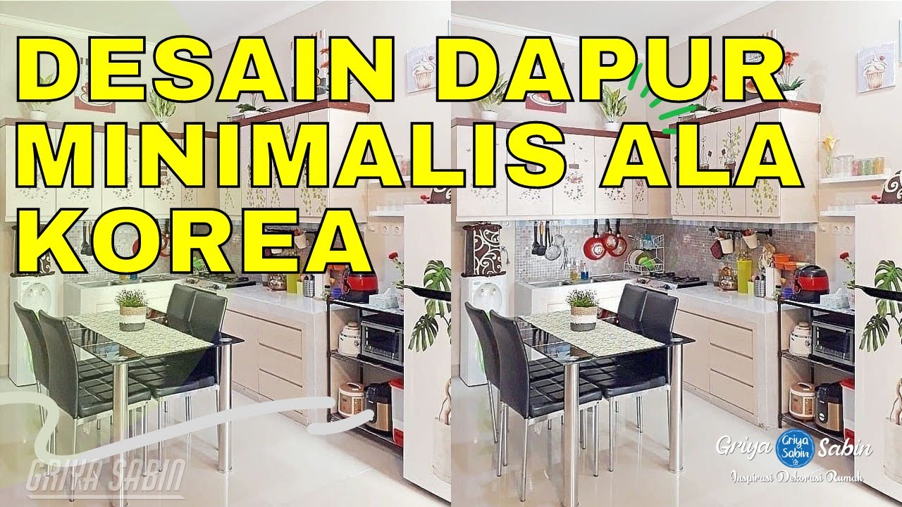 89 Ide Desain Dapur Minimalis Ala Korea Dapur Ukuran Kecil Sederhana - YouTube