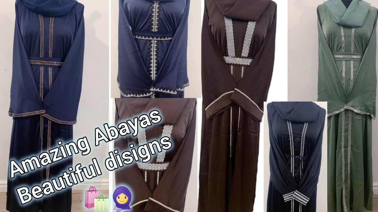 Most Beautiful new Abayas Collection| Designed Abayas Prayed Dresses ...