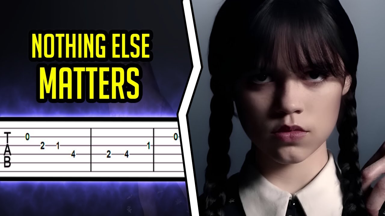 Wednesday - Nothing Else Matters | Metallica【𝗧𝗔𝗕】| GUITAR TUTORIAL ...