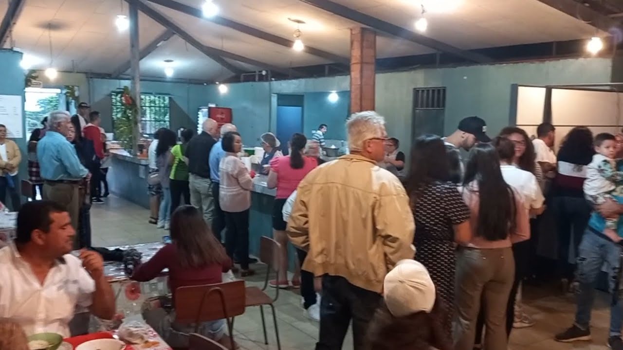 San Juán de Naranjo. Y la fiesta llegó al comedor comunal. 2023 - YouTube