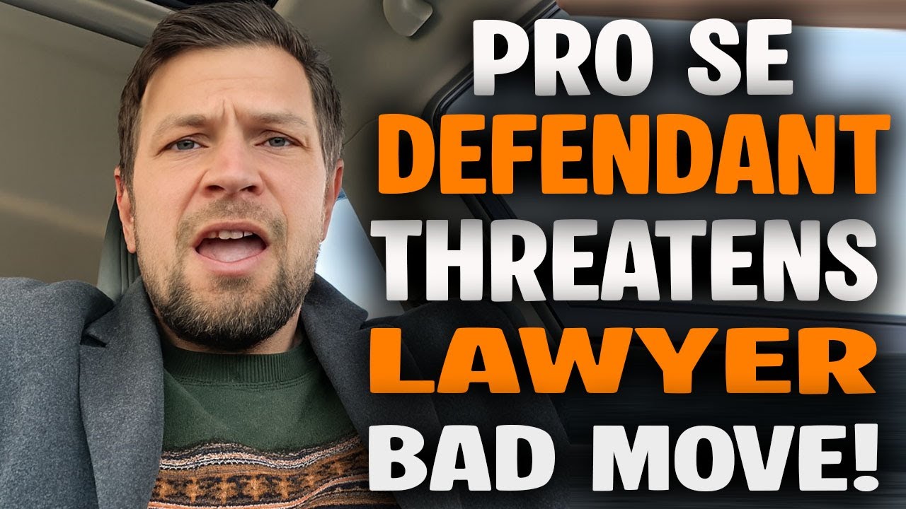 Judge SHUTS DOWN Angry Pro Se Defendant After He THREATENS His Own ...