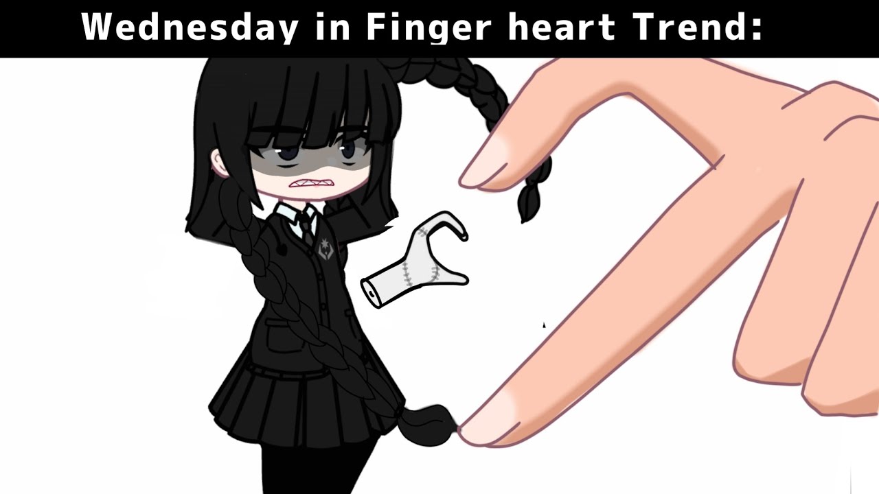 Wednesday Ocs in Finger heart Trend: 🙂 - YouTube