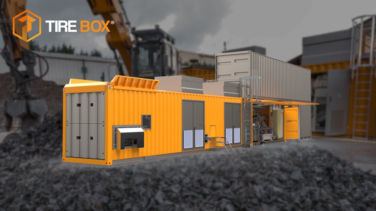 Compact tire recycling process | TIREBOX by MTB - YouTube