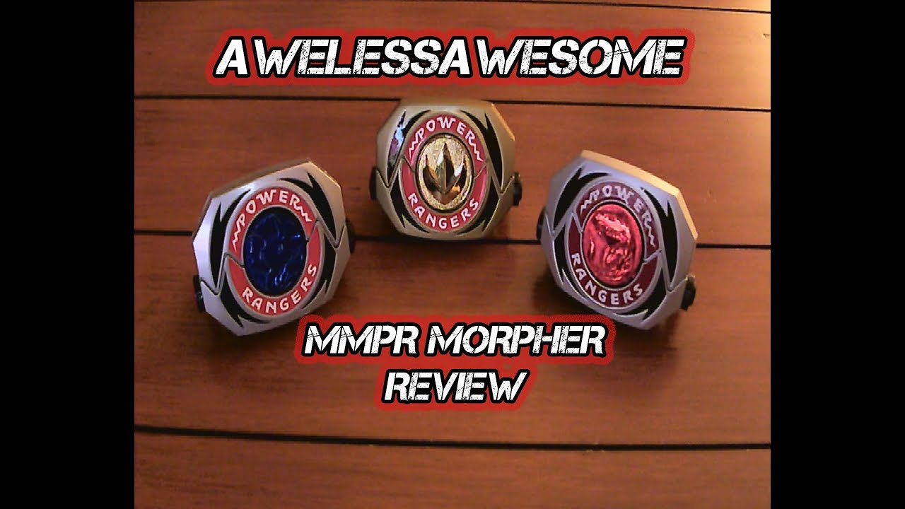 MMPR morpher Review, Red, Blue, Green and White rangers [[[PLUS FACE ...