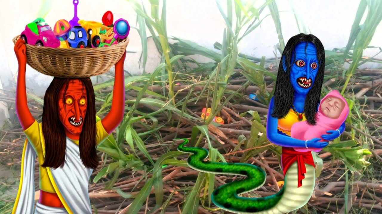 Bhoot wala crtoon | jcb cartoon video | churail waly cartoon episode 1 ...