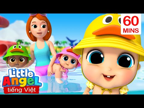 Bài Hát 5 Chú Vịt Con Đi Bơi | Hoạt Hình Thiếu Nhi | Little Angel Tiếng Việt