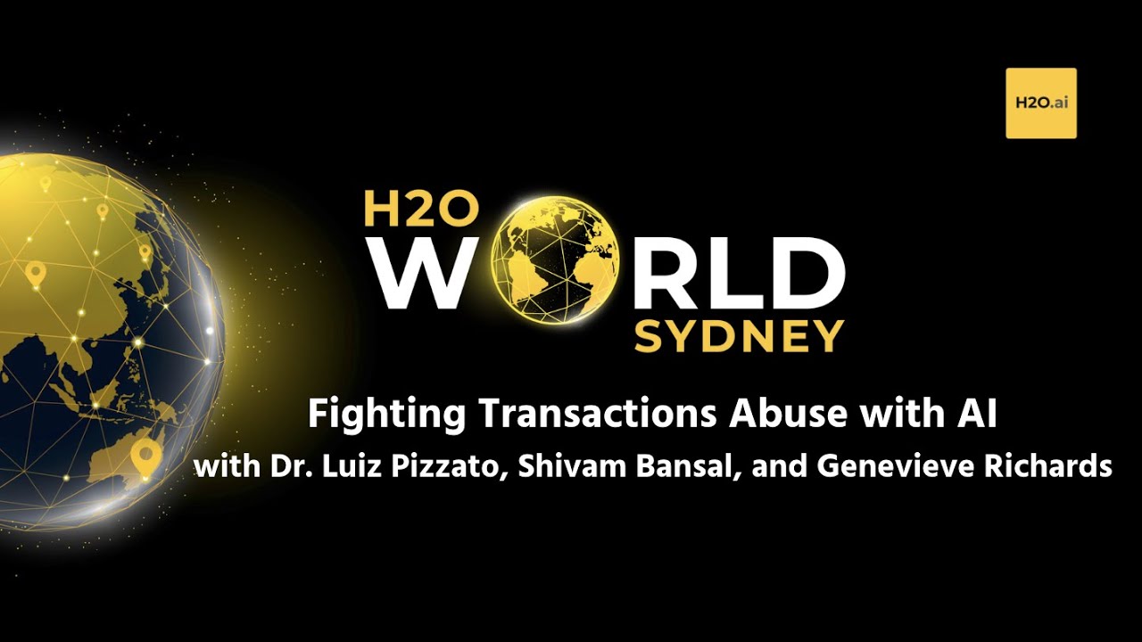 Fighting Transactions Abuse Using Artificial Intelligence at H2O World ...