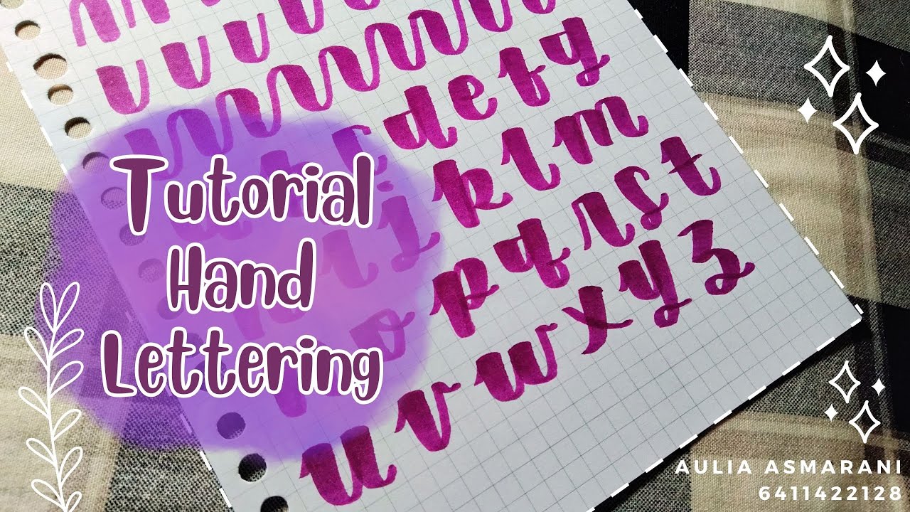Tutorial Hand Lettering (Tugas Literasi Digital dan Kemanusiaan) - YouTube