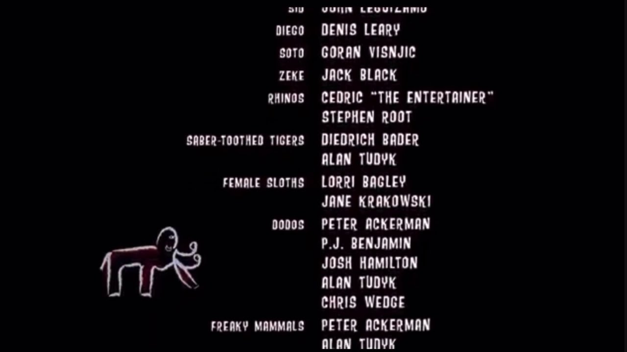 The Simpsons Theater Ice Age End Credits - YouTube