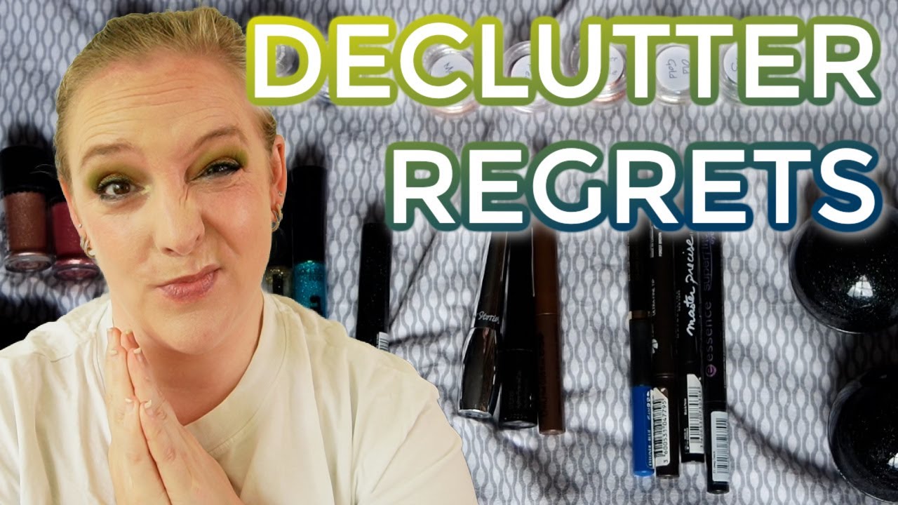 DECLUTTER REGRETS // Do I regret decluttering my 2017 makeup collection eye edition? - YouTube
