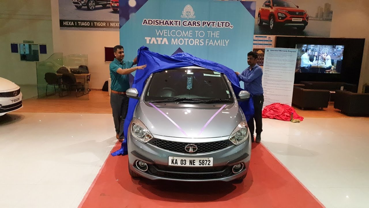 Uncovering&Taking Delivery of Tata Tiago|Cake Cutting,Exterior,Interior ...