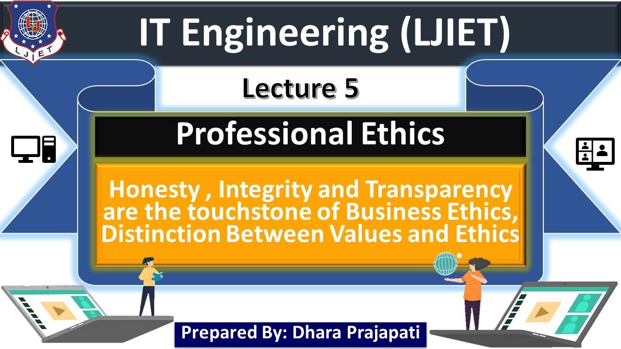Lec_05_Integrity and Transparency | Value and Ethics | Professional ...