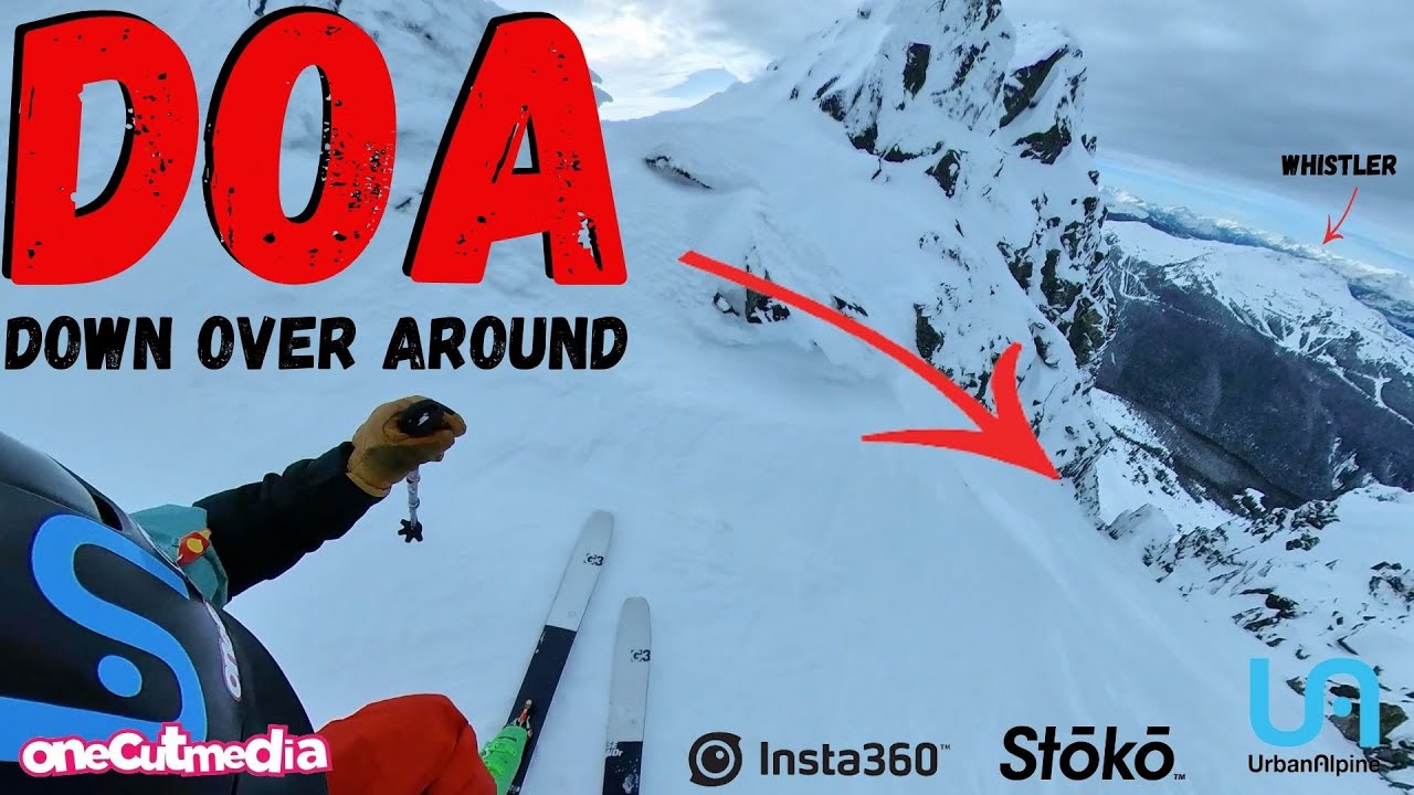 Super Steep DOA on Blackcomb Peak Slack Country Skiing onecutmedia ...