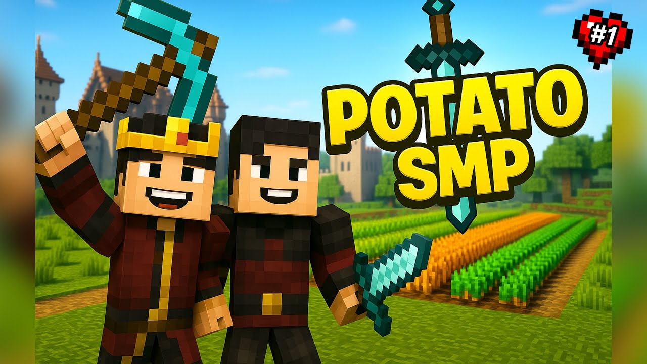 Minecraft Live | POTATO SMP | #minecraft #minecraftlive @GamerFleet ...