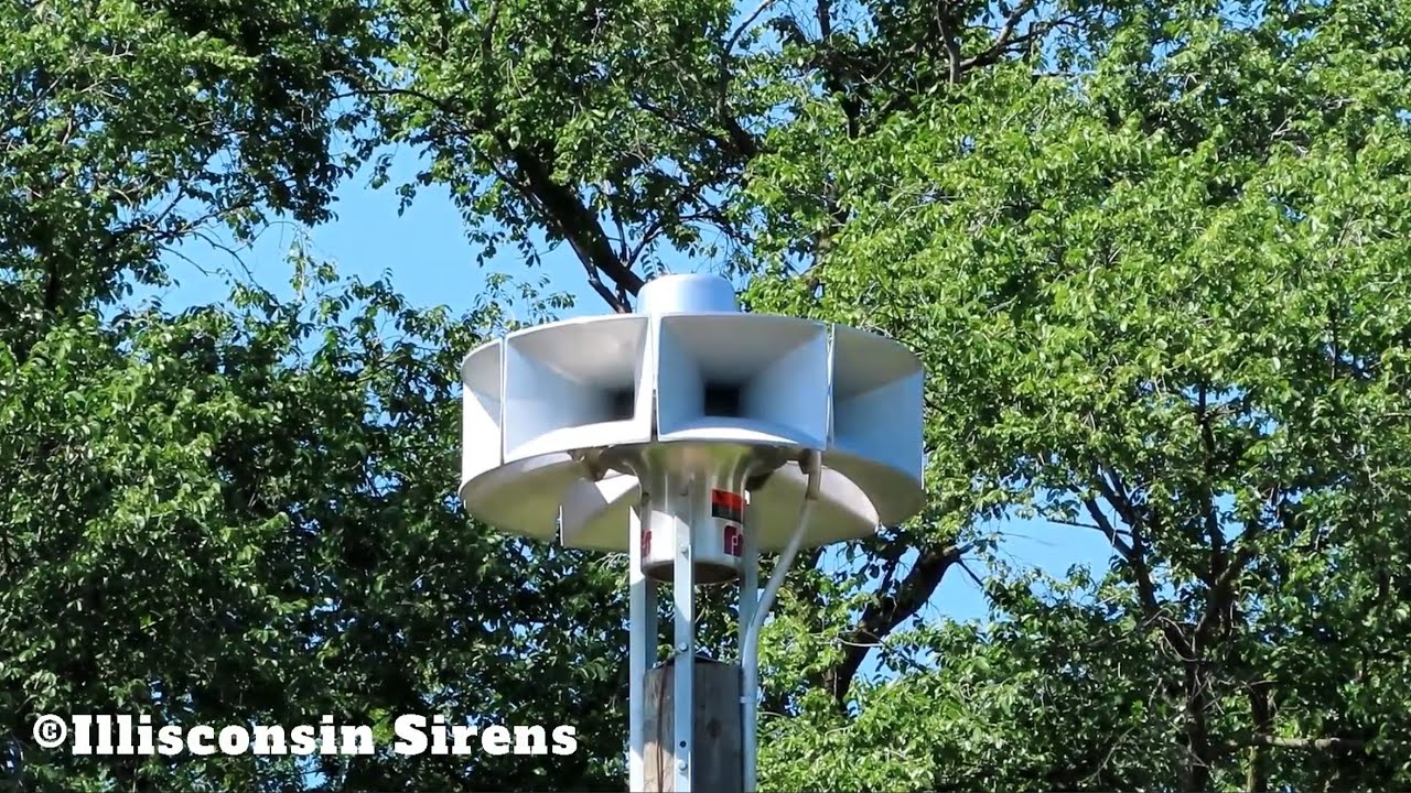 Federal Signal Eclipse 8 Siren Test, Full Alert - Munster, IN (9/3/22 ...