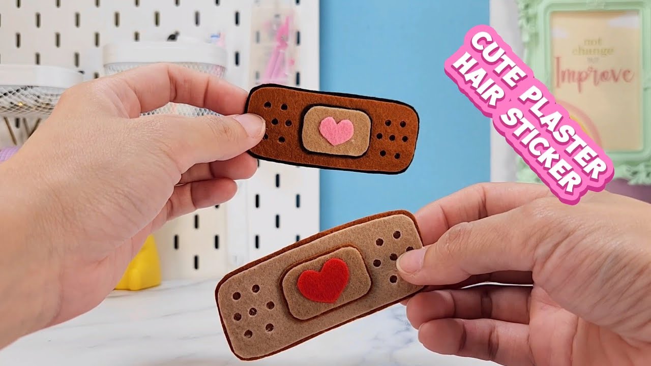 DIY Hair Stickers - Cute Plasters - YouTube