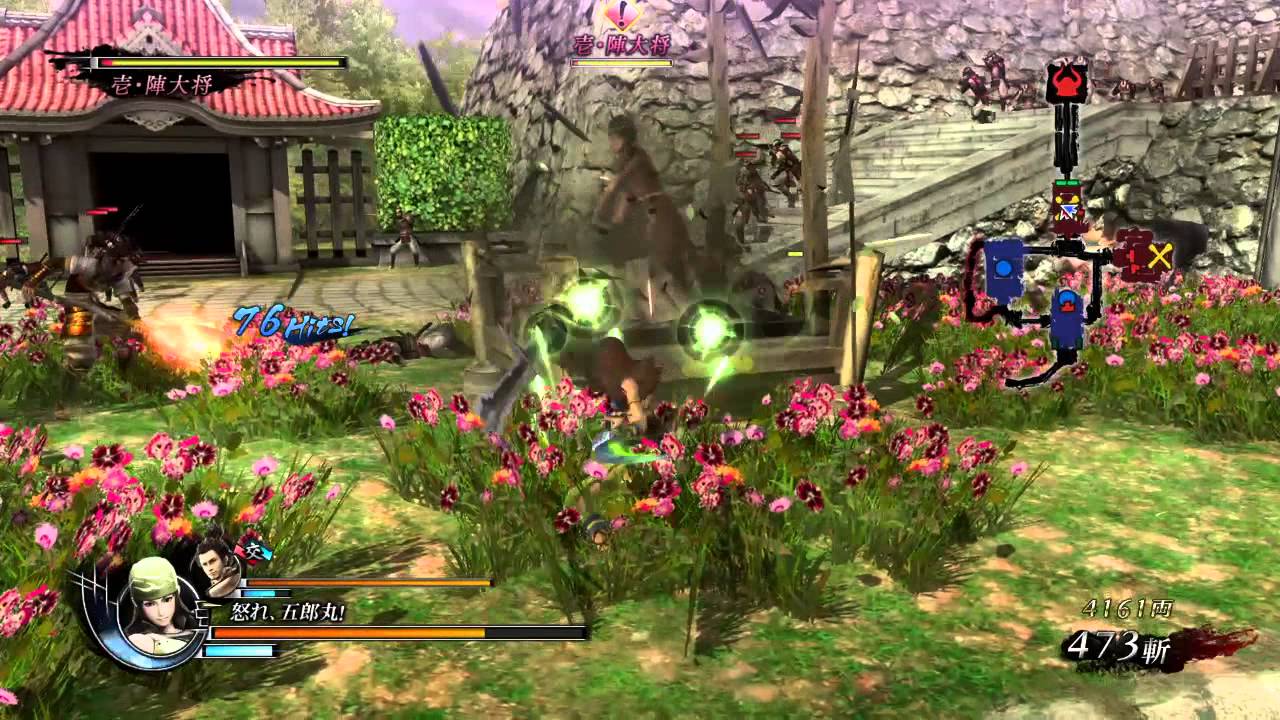 Sengoku Basara 4 Sumeragi Matsu Heaven Difficulty Gameplay Naotora's ...