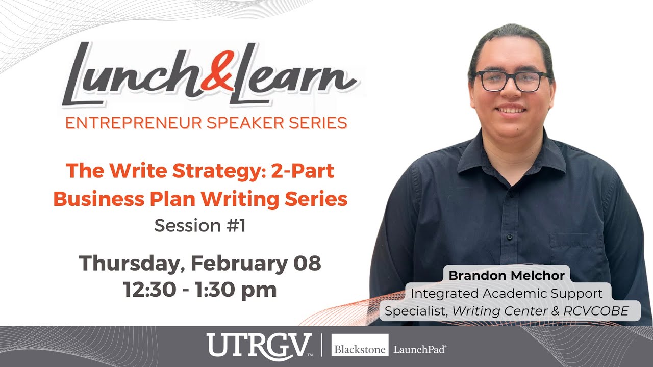 The Write Strategy: Business Plan Writing - Session 1 with Brandon ...