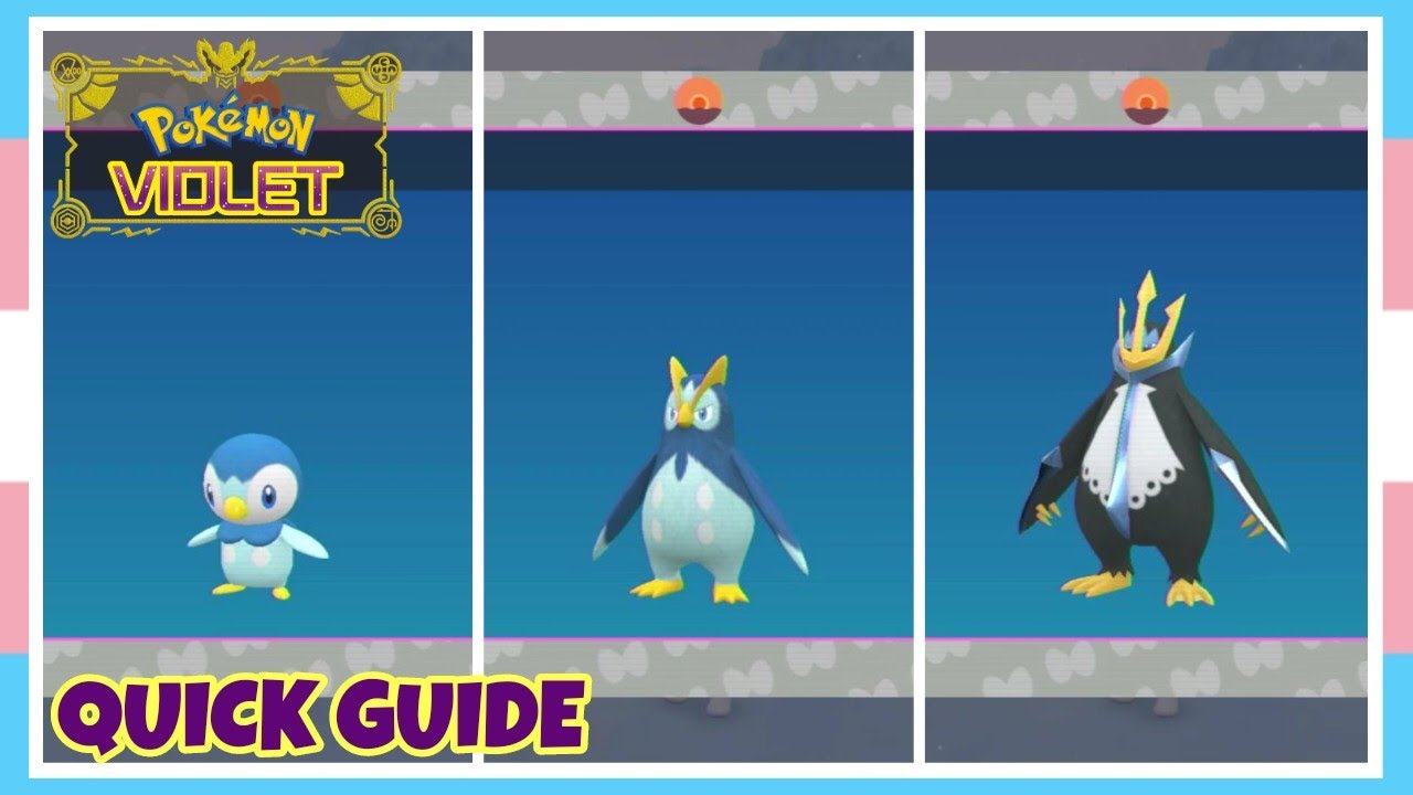 How To Evolve Piplup Into Prinplup Into Empoleon In Pokemon Scarlet ...