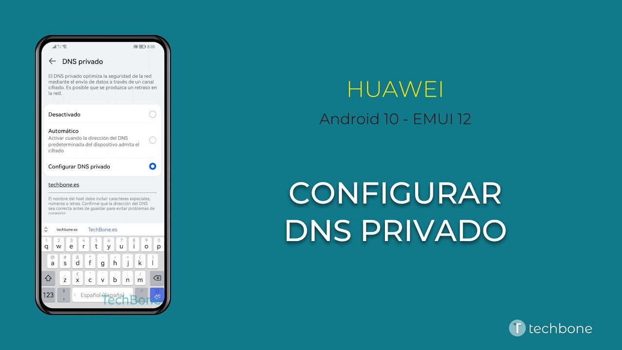 Configurar un DNS Privado - Huawei [Android 10 - EMUI 12] - YouTube