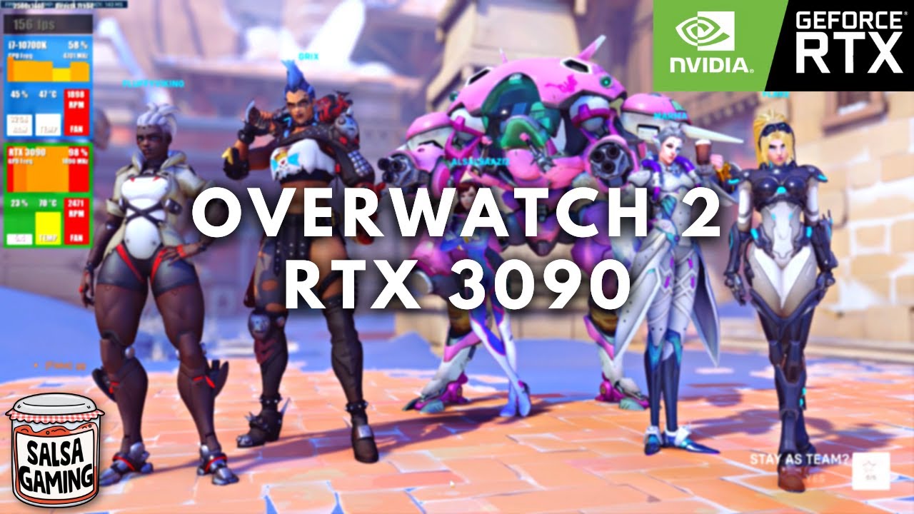 OVERWATCH 2 PC GAMEPLAY | OVERWATCH 2 RTX 3090 PC EPIC SETTINGS (4K ...