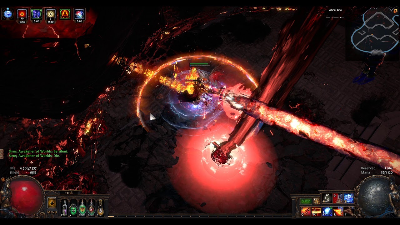 [Path of Exile 3.9 Metamorph] Righteous Fire Juggernaut, Awakener Sirus ...