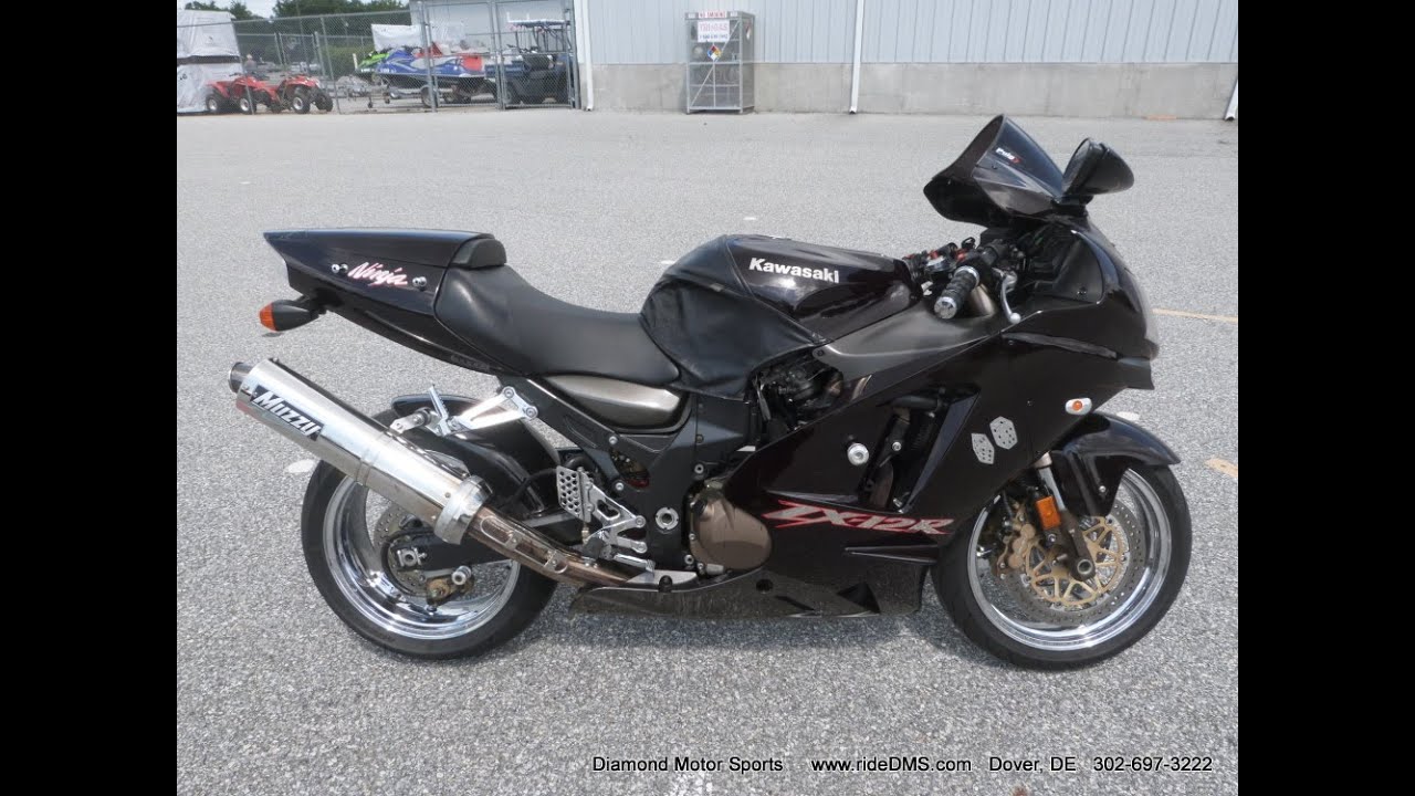 2003 Kawasaki Ninja ZX-12R 9-9108 @ Diamond Motor Sports - YouTube