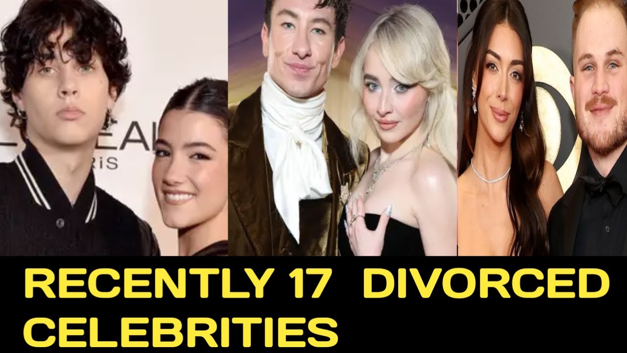 Recently divorced celebrities Shocking Celebrity Divorces of 2024 The ...