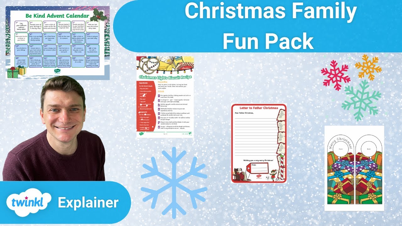 Christmas Activities Ideas | Christmas Family Fun Pack - YouTube