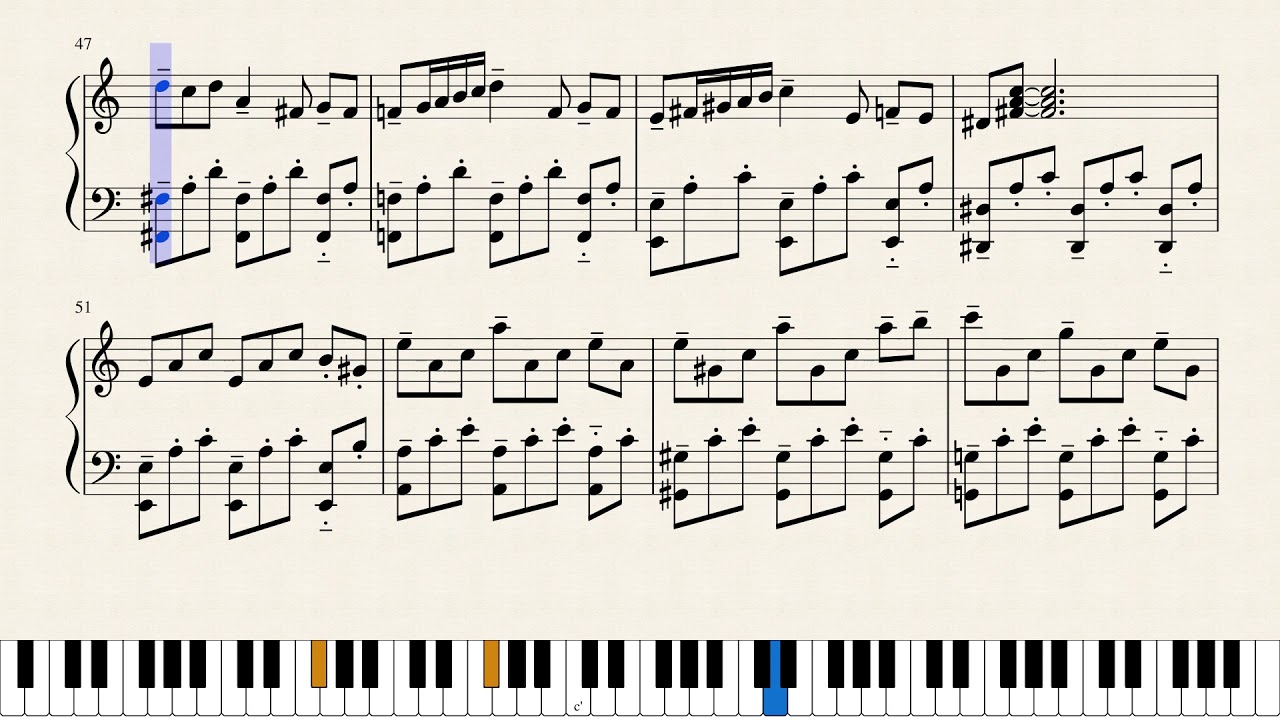 Tango - Composition for piano - Musescore [Berto VAUDRAWN] - YouTube