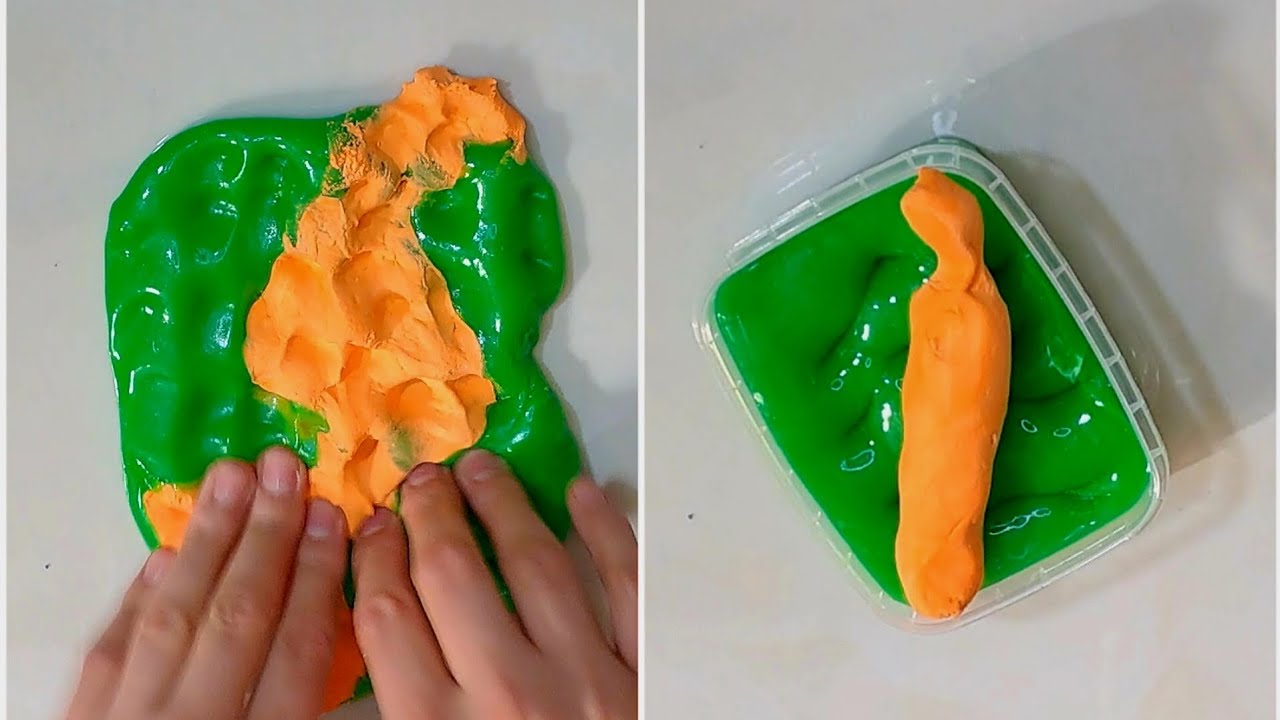 The most amazingly satisfying slime/relax with ASMR slime#1 - YouTube