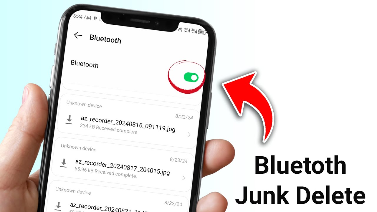How to Delete Bluetooth Junk Files on Android Phone - YouTube