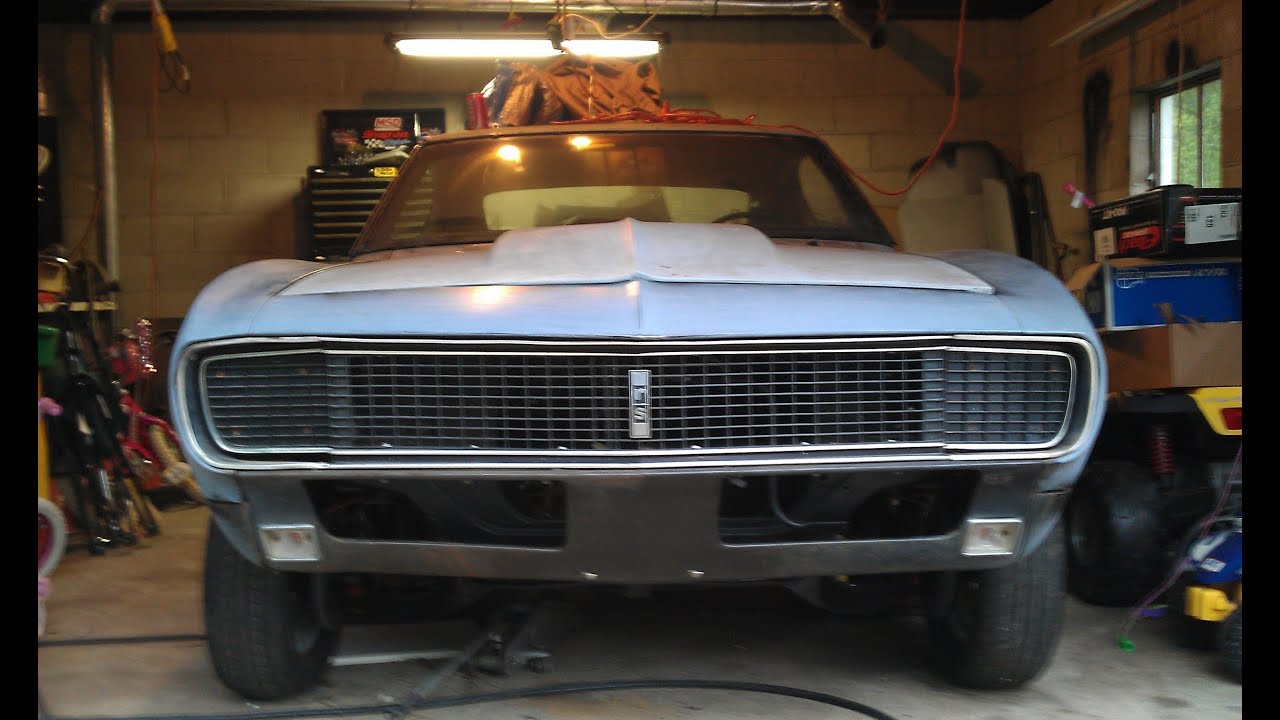 67 Camaro RAT Rod Redneck rebuild pics part 1 - YouTube