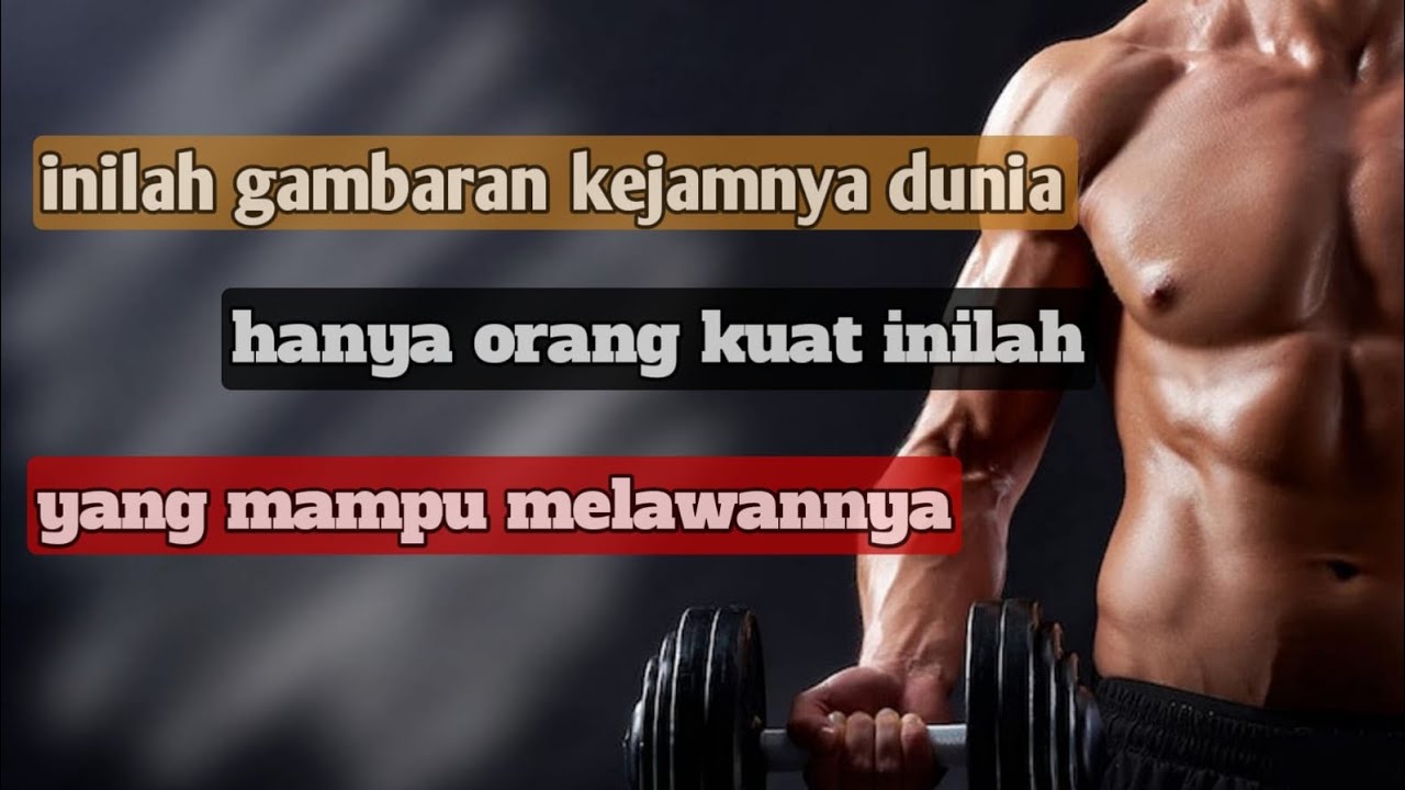 inilah gambaran kejamnya dunia, hanya orang kuat inilah yang mampu ...
