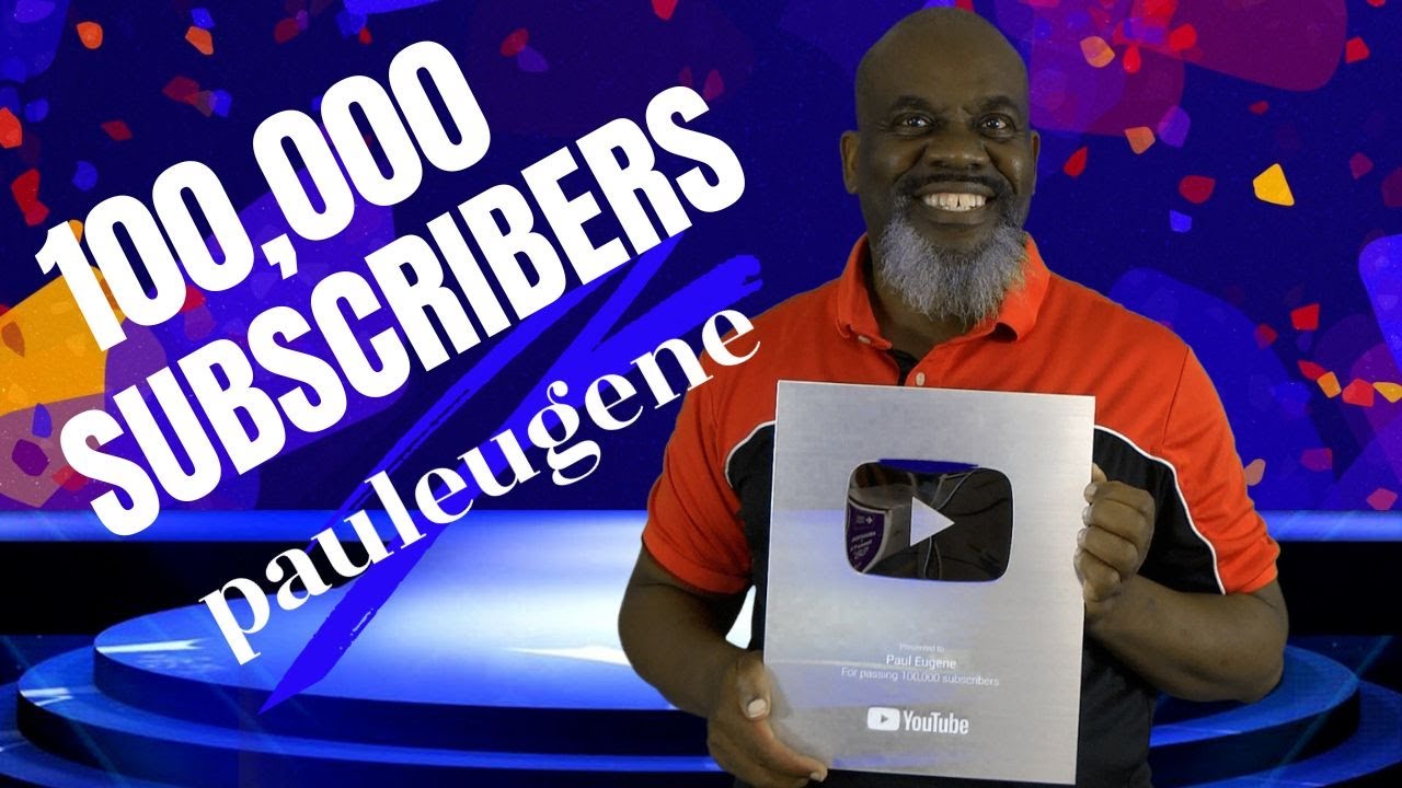 100K Subscribers Award | Thanks | You Can Do It To! | Believe In What ...
