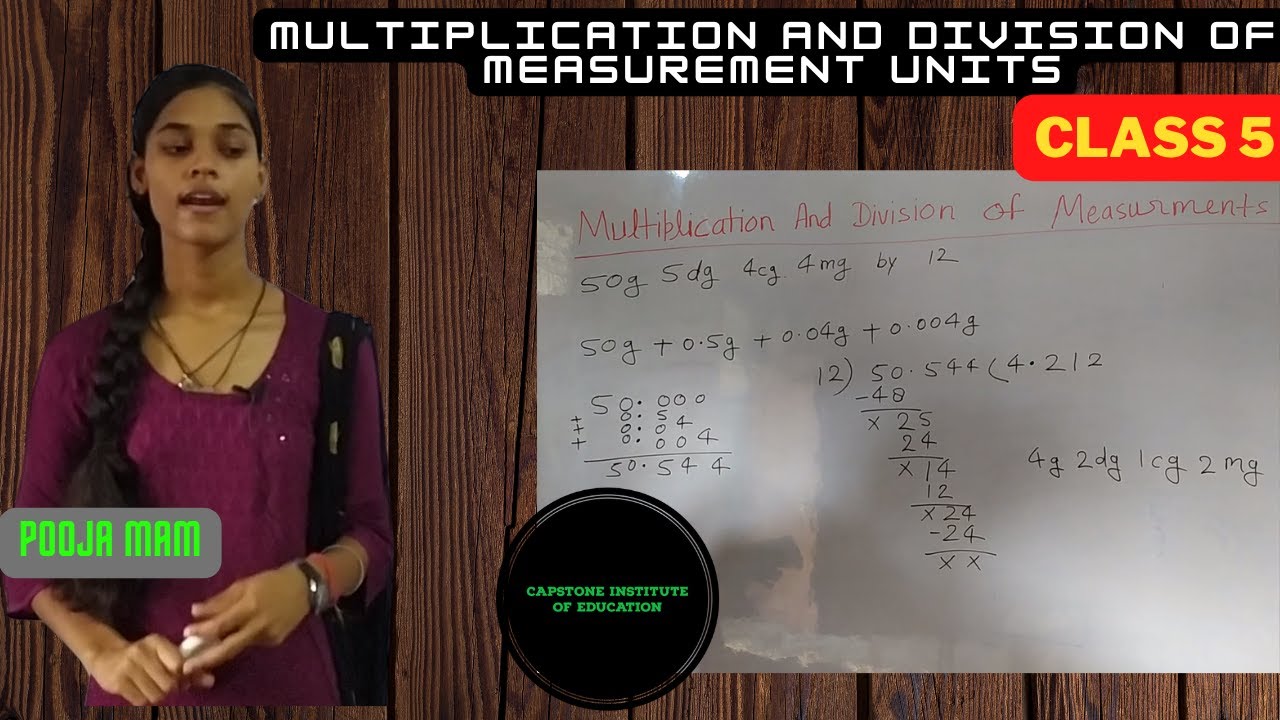 Multiplication and Division of Measurement Units Class 5 - YouTube