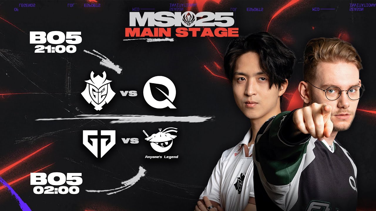 🟢MSI MAINSTAGE TAG 4🟢 FEARLESS DRAFT BO5 🟢 - YouTube