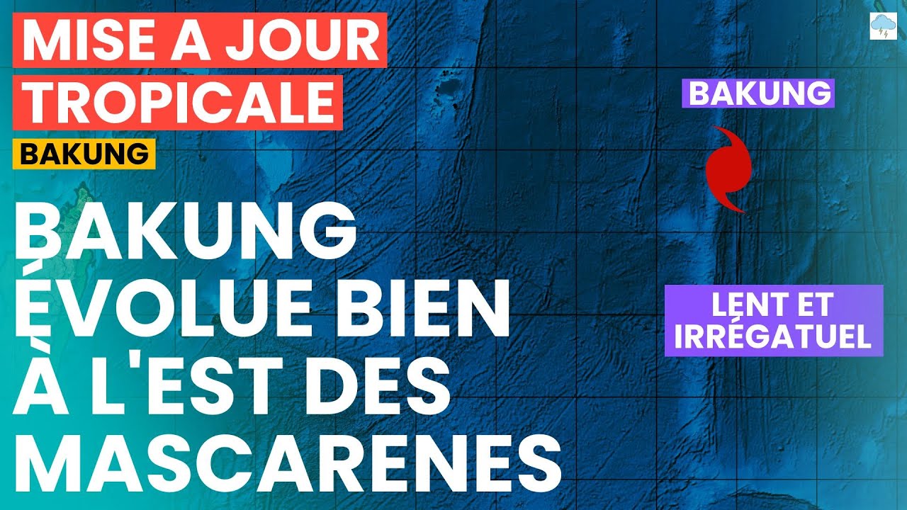 Le puissant cyclone tropical Bakung se forme à l'extrême est de l'île ...