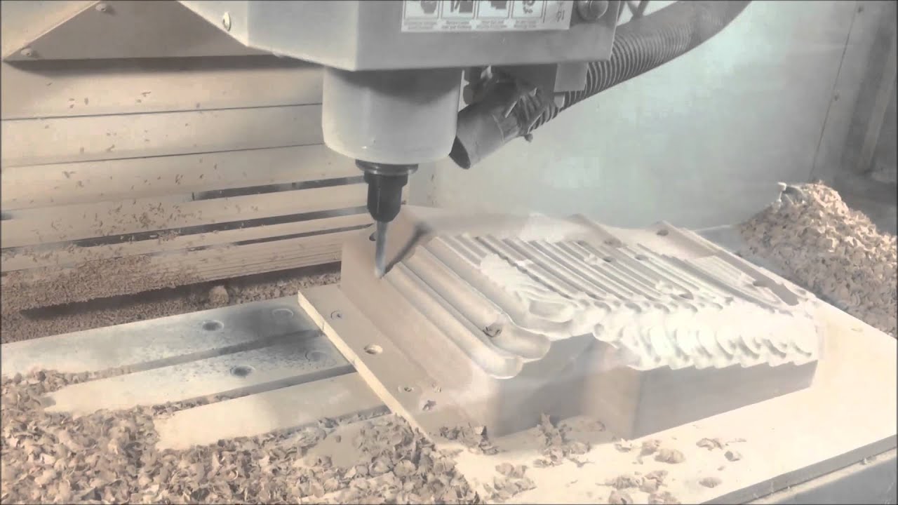 3D milling ren board - YouTube