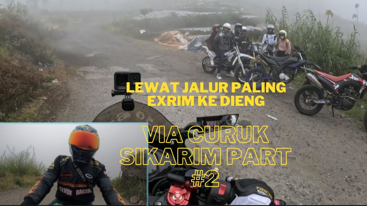 LEWAT JALUR PALING EXTRIM KE DIENG VIA CURUG SIKARIM ‼️ PART #2 TAPI ...