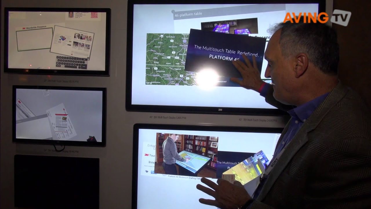 [CES Unveiled] 3M to announce Multi-Touch displays - YouTube