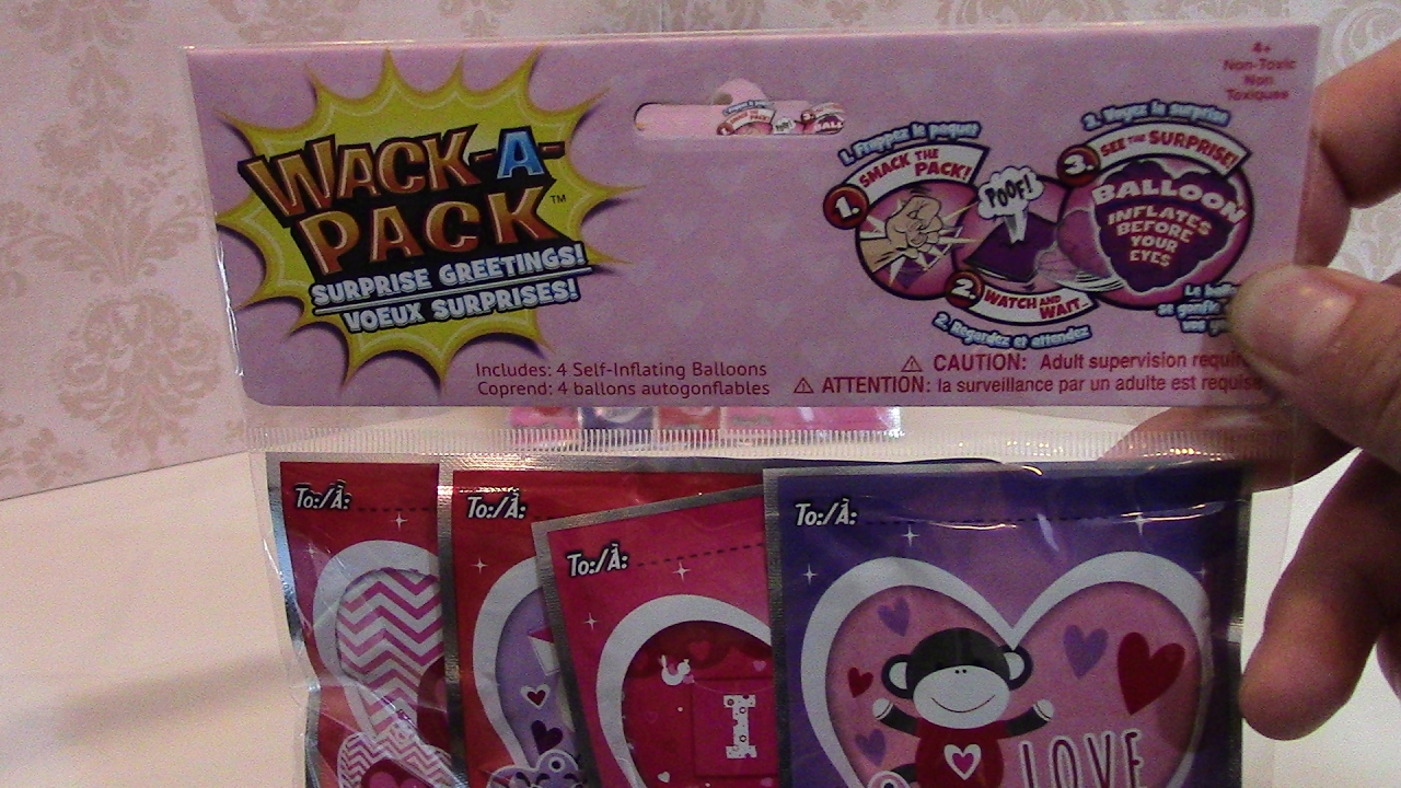 Wack-a-Pack Valentines! Affordable Treasures - YouTube