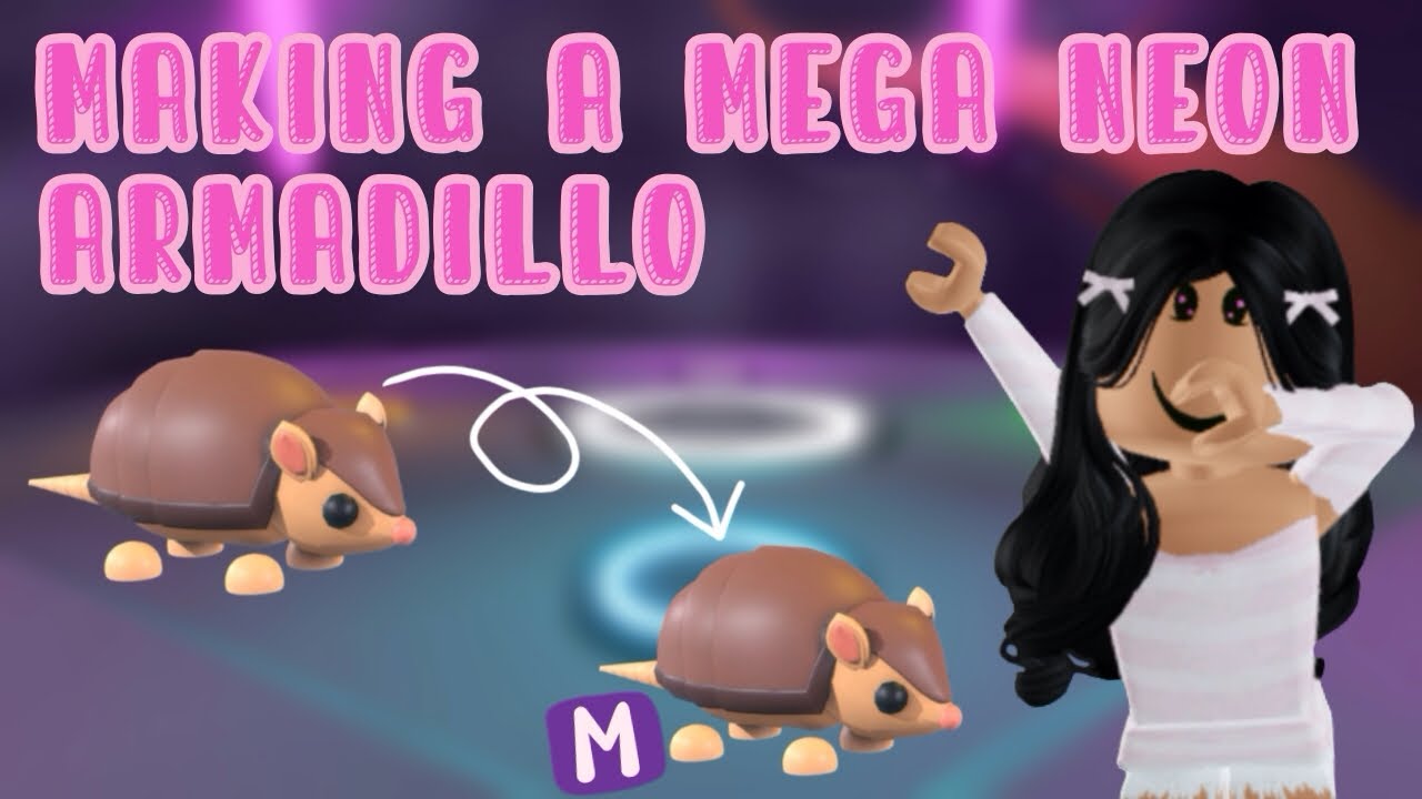 Making a MEGA NEON armadillo!! - YouTube
